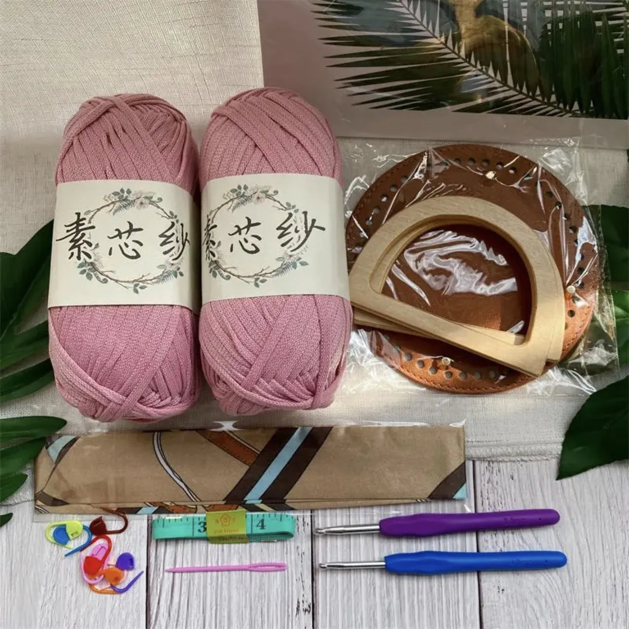 Elegant Granny Crochet Bag DIY Kit - Crochet Park