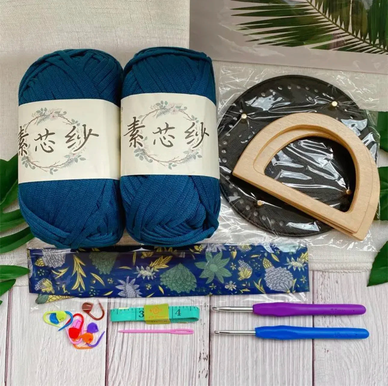 Elegant Granny Crochet Bag DIY Kit - Crochet Park